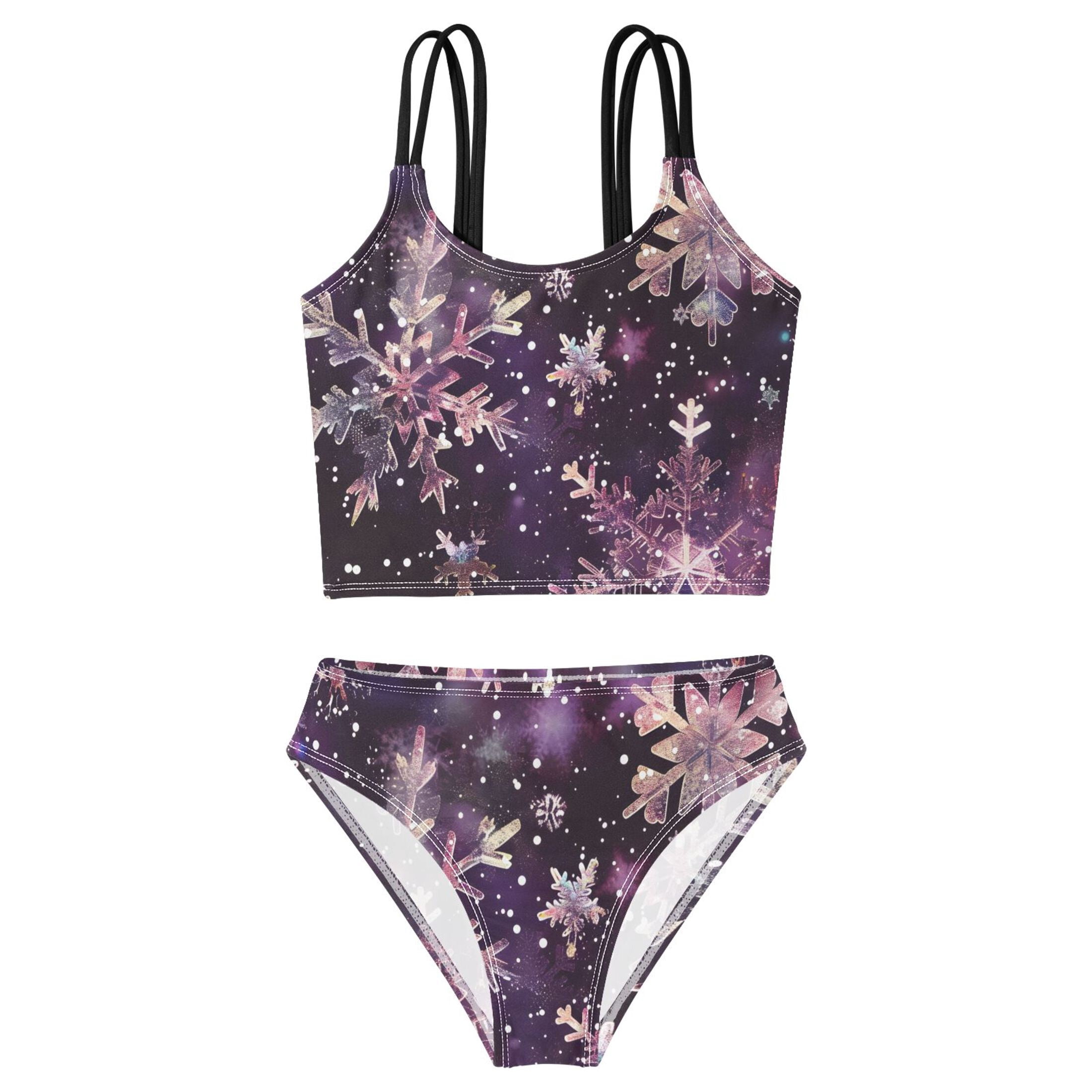BZSMCE Swimsuit 2-Piece Tank Swimming Wear Quick Dry Bathing Suit-Pink ...
