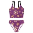 BZSMCE Swimsuit 2-Piece Tank Swimming Wear Quick Dry Bathing Suit-Pink ...