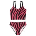 BZSMCE Swimsuit 2-Piece Tank Swimming Wear Quick Dry Bathing Suit-Pink ...