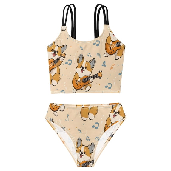 BZSMCE Swimsuit 2-Piece Tank Swimming Wear Quick Dry Bathing Suit ...