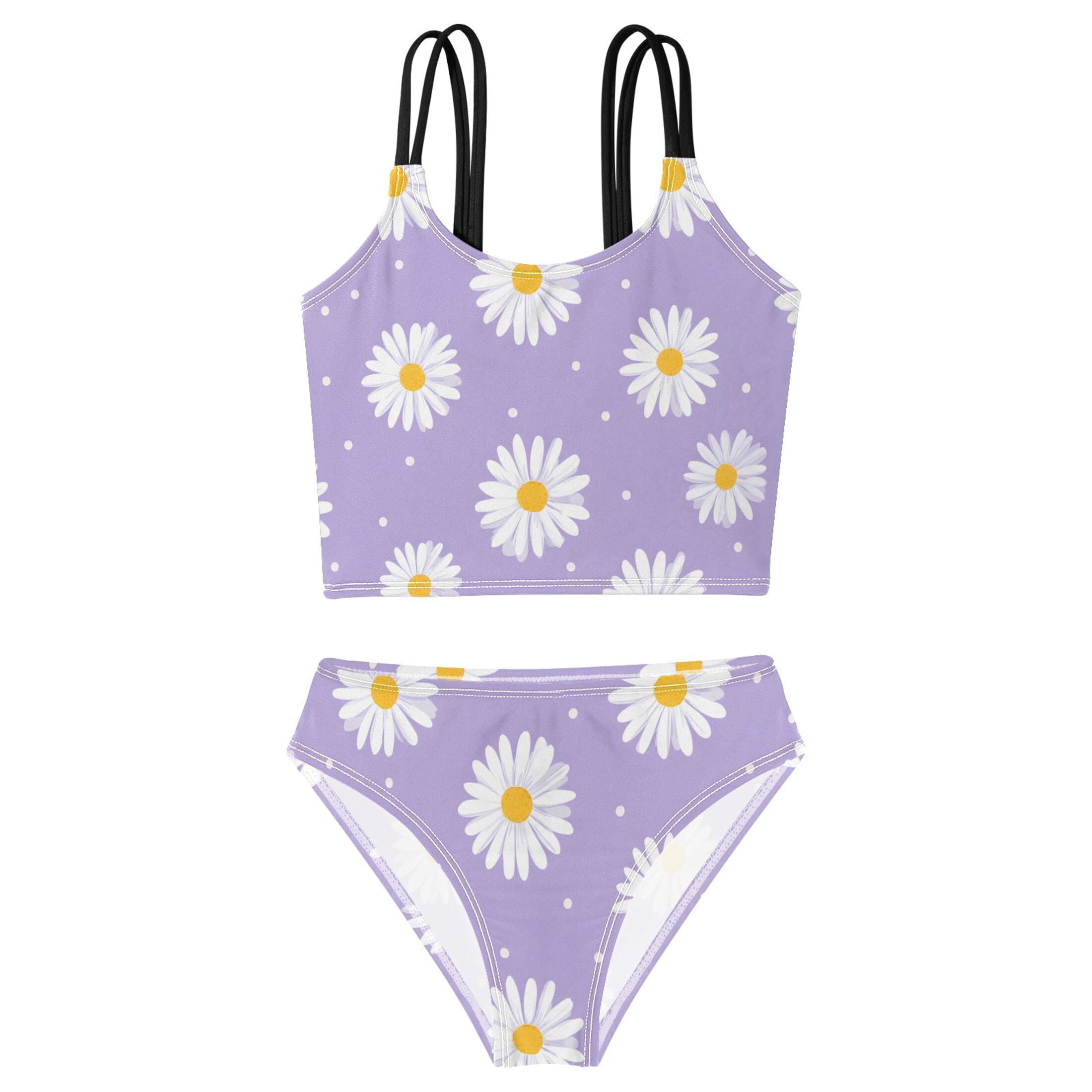BZSMCE Swimsuit 2-Piece Tank Swimming Wear Quick Dry Bathing Suit ...