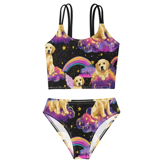 BZSMCE Swimsuit 2-Piece Tank Swimming Wear Quick Dry Bathing Suit ...