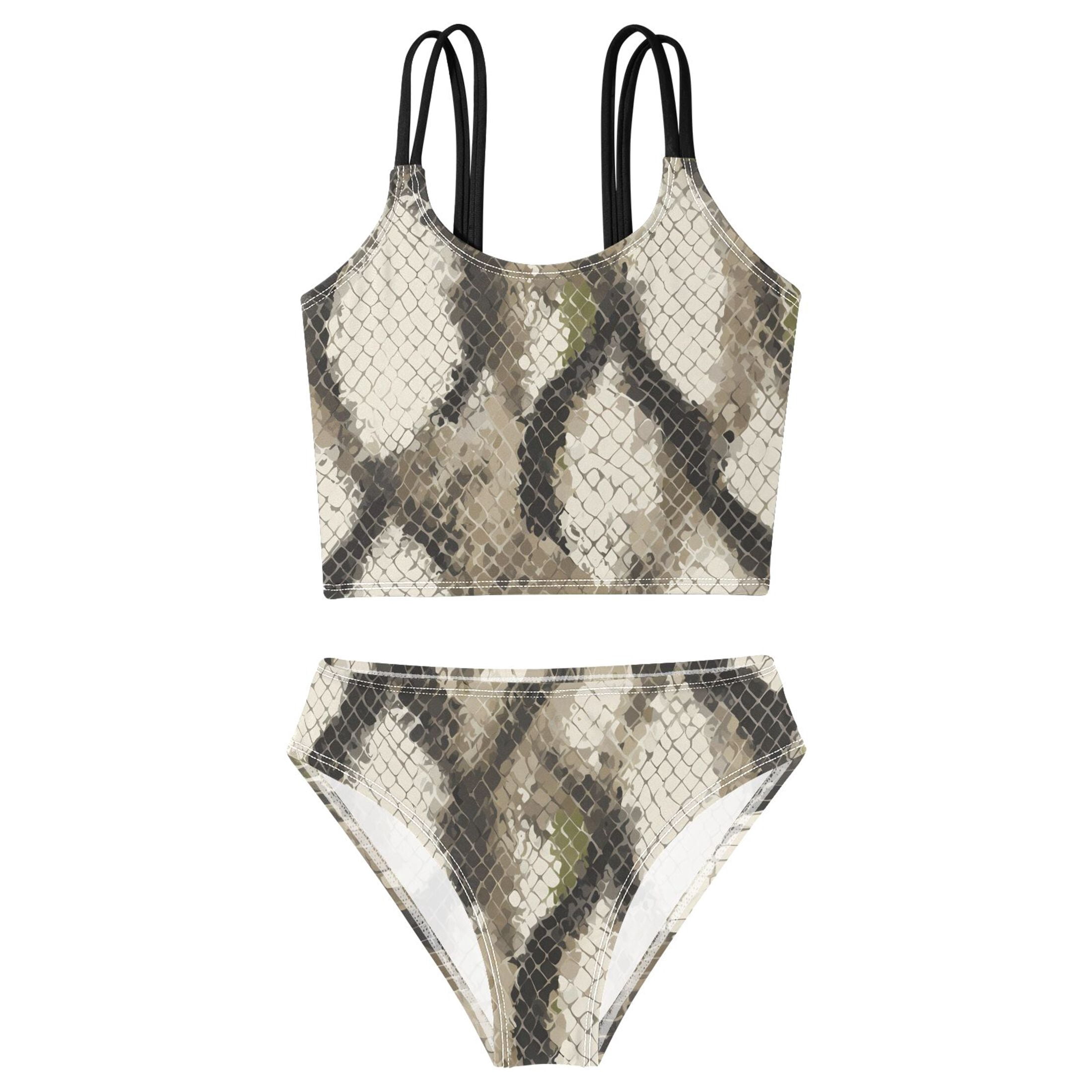 BZSMCE Swimsuit 2-Piece Tank Swimming Wear Quick Dry Bathing Suit ...