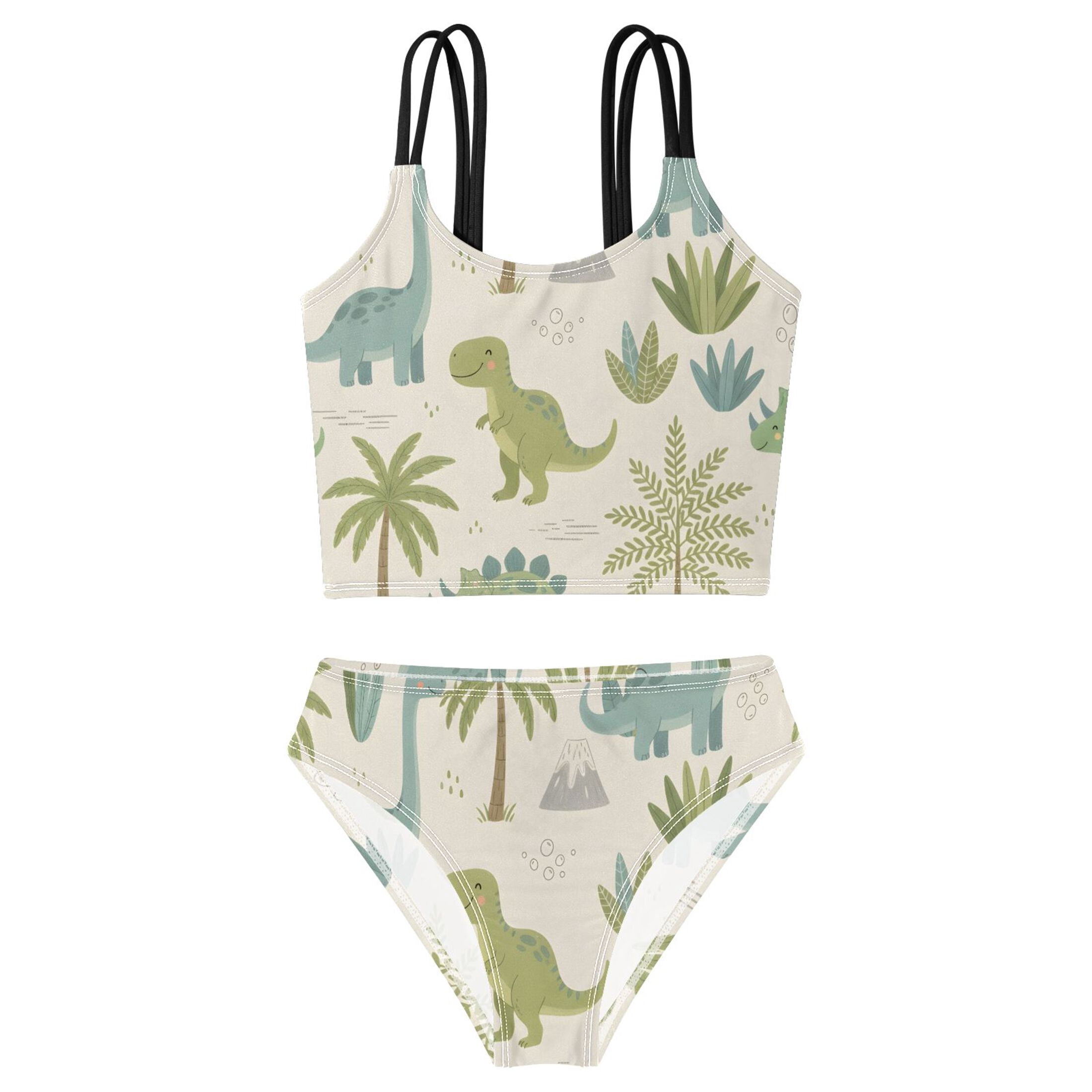 BZSMCE Swimsuit 2-Piece Tank Swimming Wear Quick Dry Bathing Suit-Retro ...