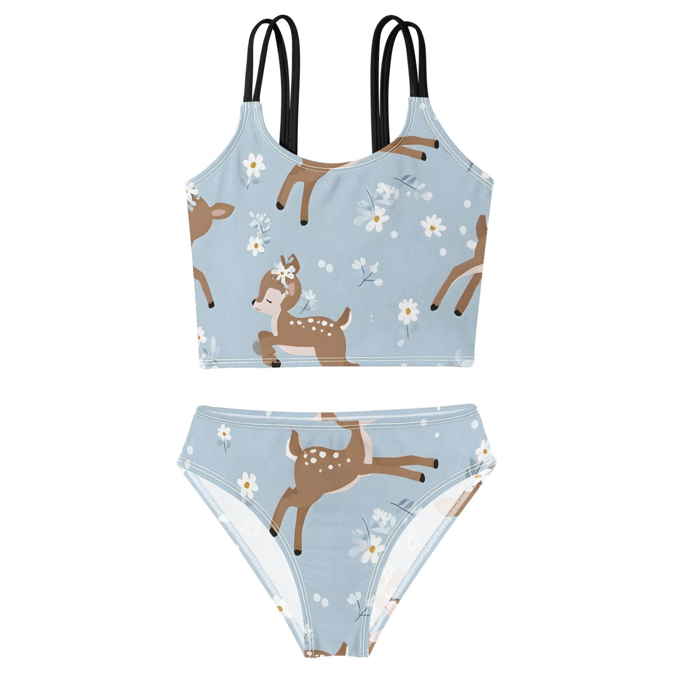 BZSMCE Swimsuit 2-Piece Tank Swimming Wear Quick Dry Bathing Suit-Sika ...