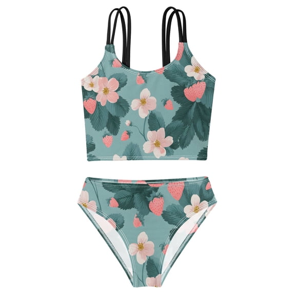 BZSMCE Swimsuit 2-Piece Tank Swimming Wear Quick Dry Bathing Suit ...
