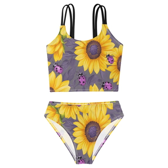 BZSMCE Swimsuit 2-Piece Tank Swimming Wear Quick Dry Bathing Suit ...
