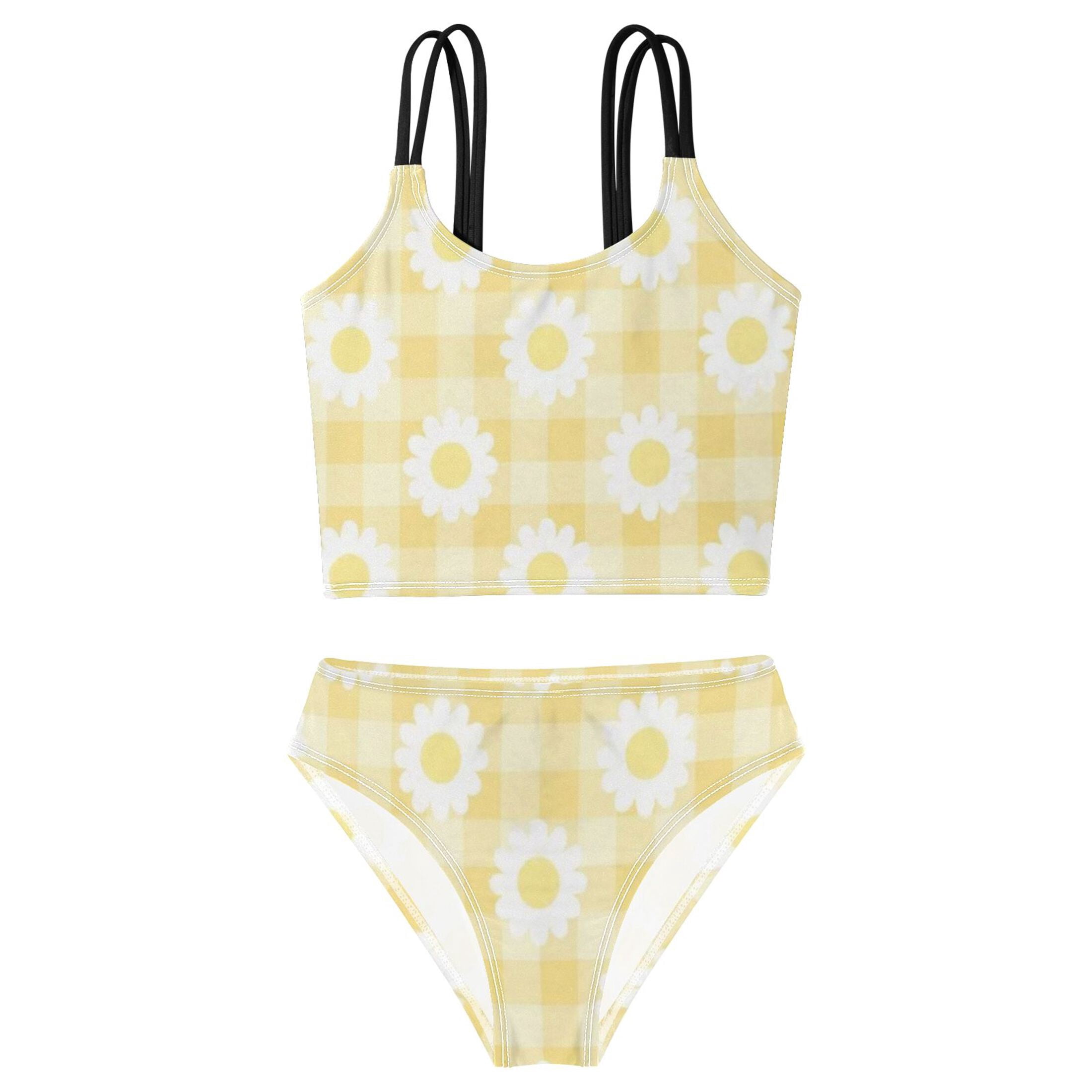 BZSMCE Swimsuit 2-Piece Tank Swimming Wear Quick Dry Bathing Suit-Sunny ...