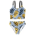BZSMCE Swimsuit 2-Piece Tank Swimming Wear Quick Dry Bathing Suit-Tiger ...