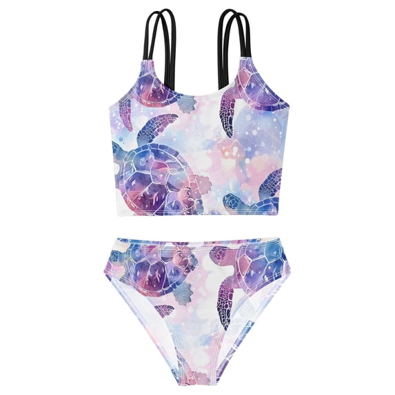 BZSMCE Swimsuit 2-Piece Tank Swimming Wear Quick Dry Bathing Suit ...
