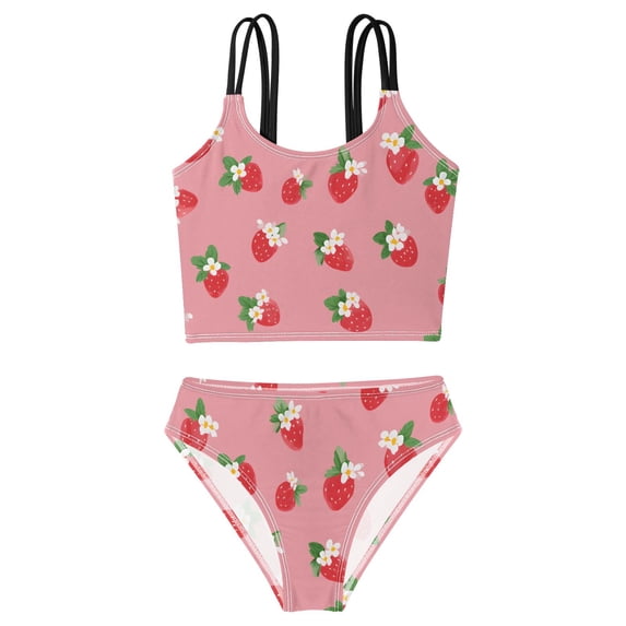 BZSMCE Swimsuit 2-Piece Tank Swimming Wear Quick Dry Bathing Suit-White ...