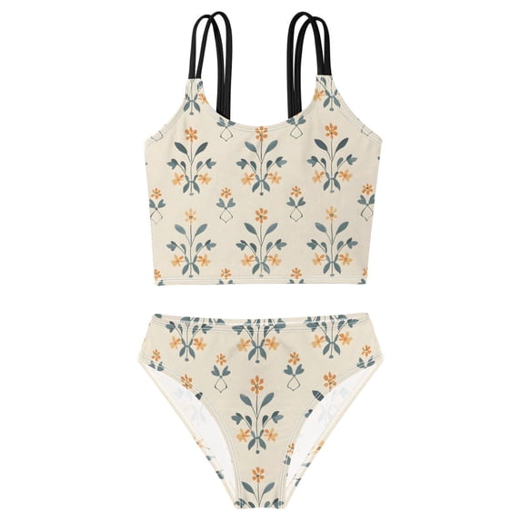 BZSMCE Swimsuit 2-Piece Tank Swimming Wear Quick Dry Bathing Suit ...