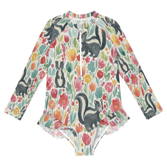 BZSMCE Swimwear Wer (5) For Long Sleeve One-Piece Swimsuit UPF 50 And ...