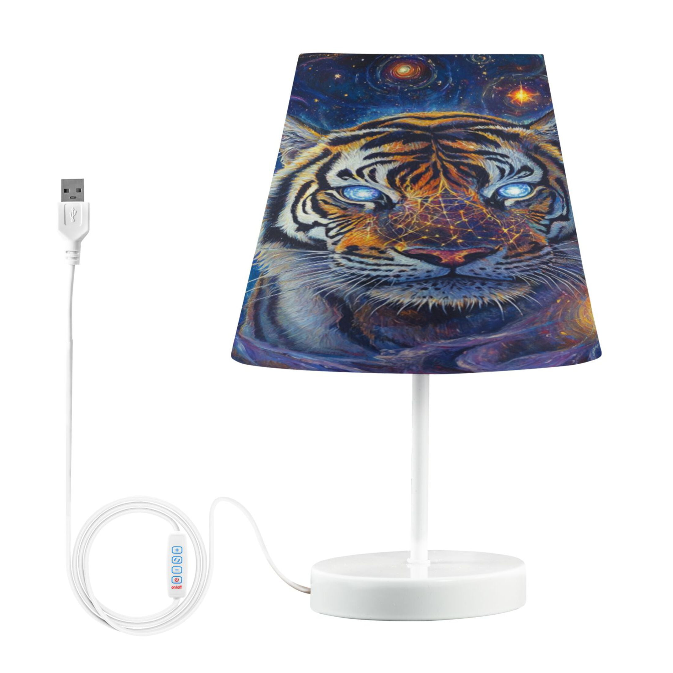 YAZAOO Table Lamp Creative Celestial Guardian Pattern Simple Pattern ...