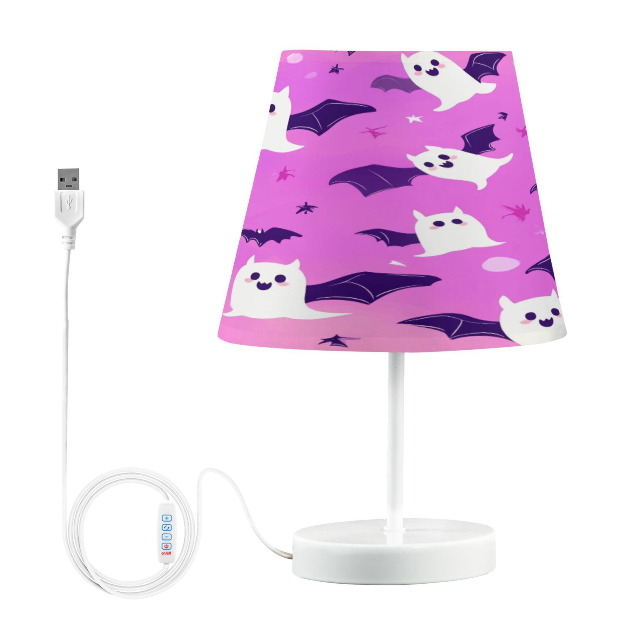 BZSMCE Table Lamp Creative Cute Bat Pattern Simple Pattern Night Light ...