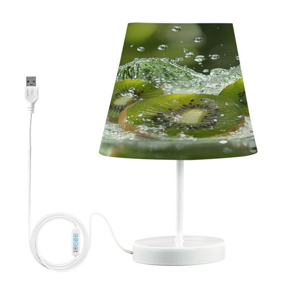 BZSMCE Table Lamp Creative Kiwi Splashing in Water Simple Pattern Night ...