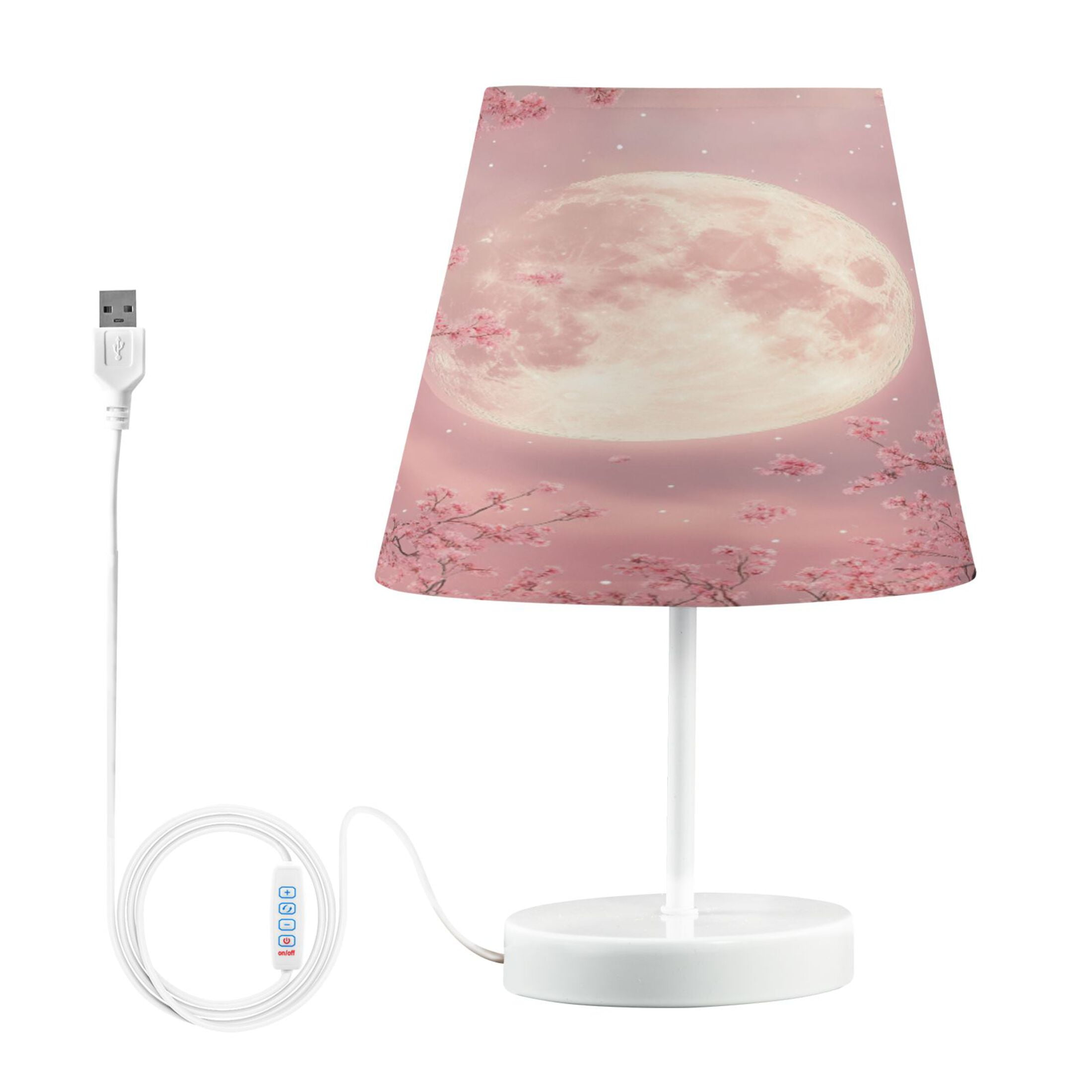 BZSMCE Table Lamp Creative Moonlit Dream Pattern Simple Pattern Night ...