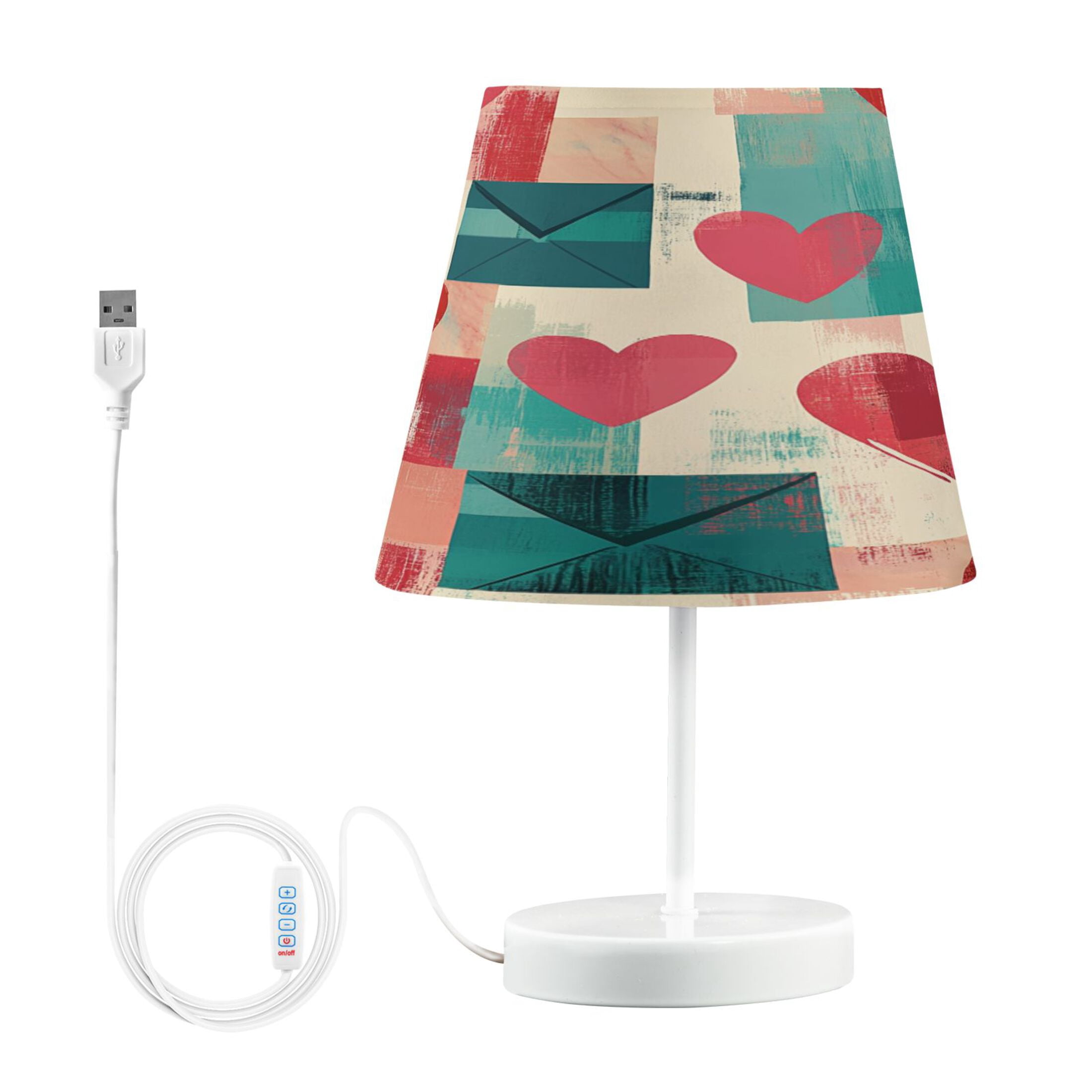YAZAOO Table Lamp Creative Romantic Notes Pattern Simple Pattern Night ...