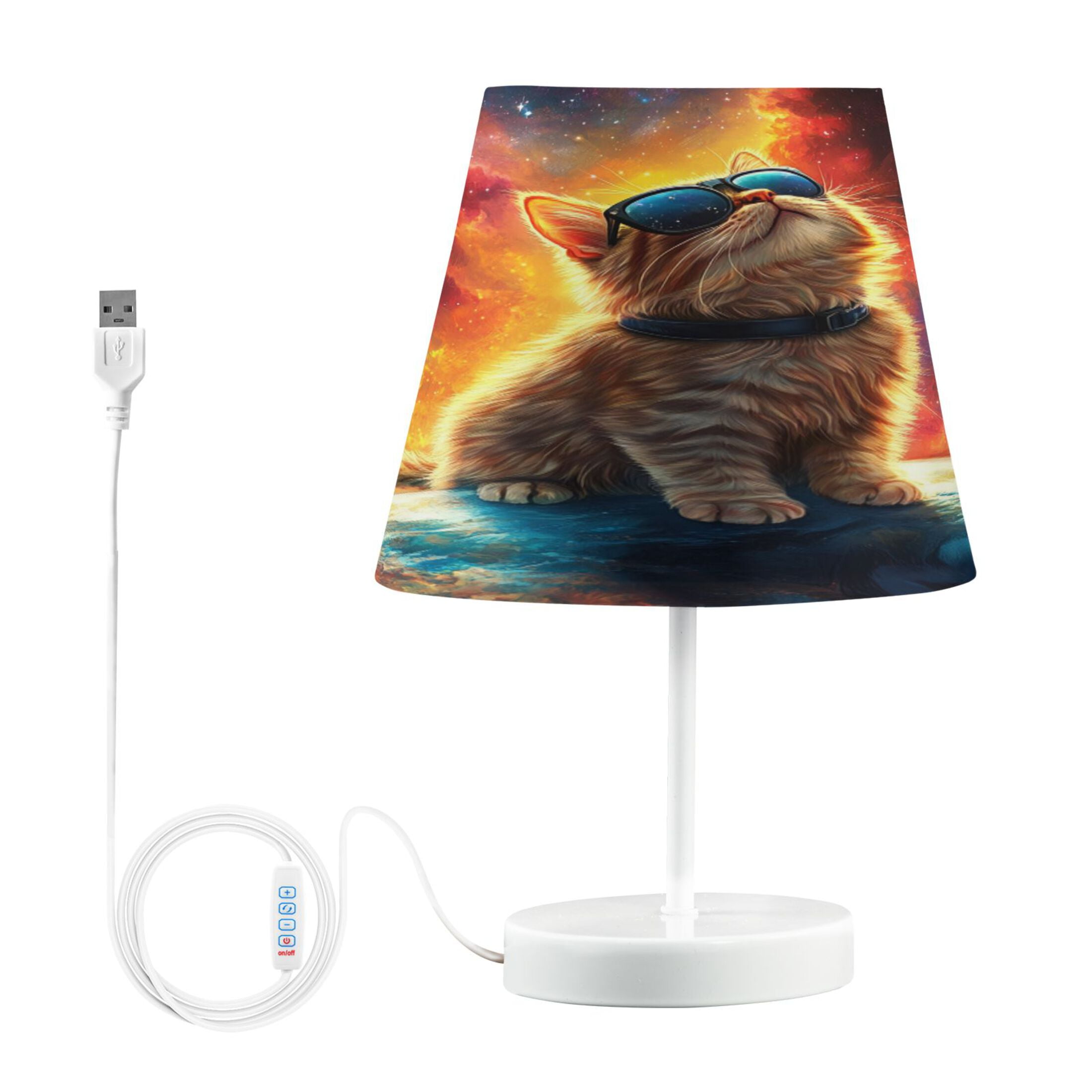 YAZAOO Table Lamp Creative Starry Dreams Pattern Simple Pattern Night ...