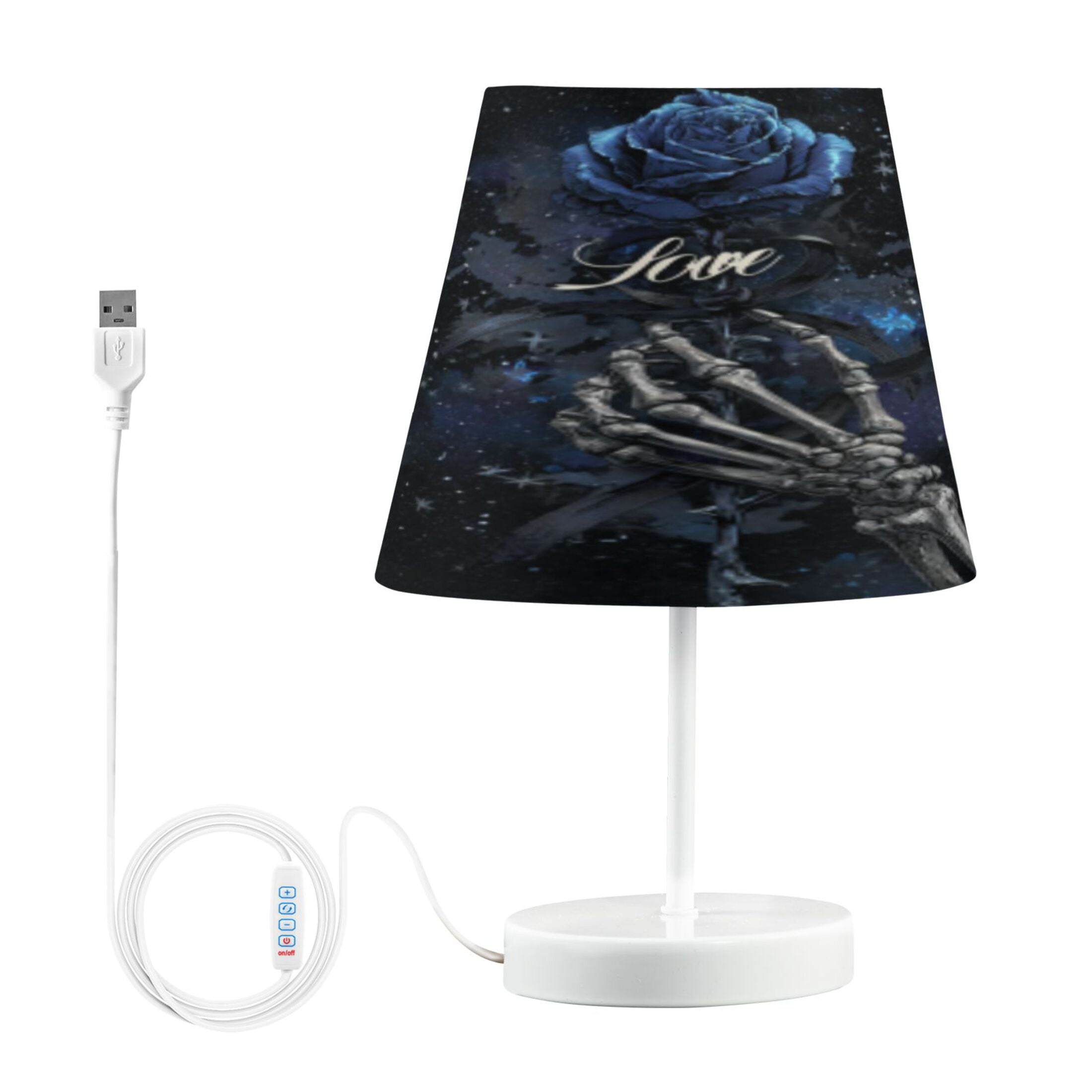 BZSMCE Table Lamp Creative Void - Clad Love Pattern Simple Pattern ...