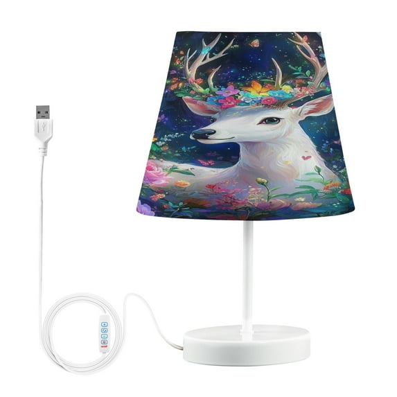 YAZAOO Table Lamp Creative Whimsical Garden Guardian Pattern Simple ...