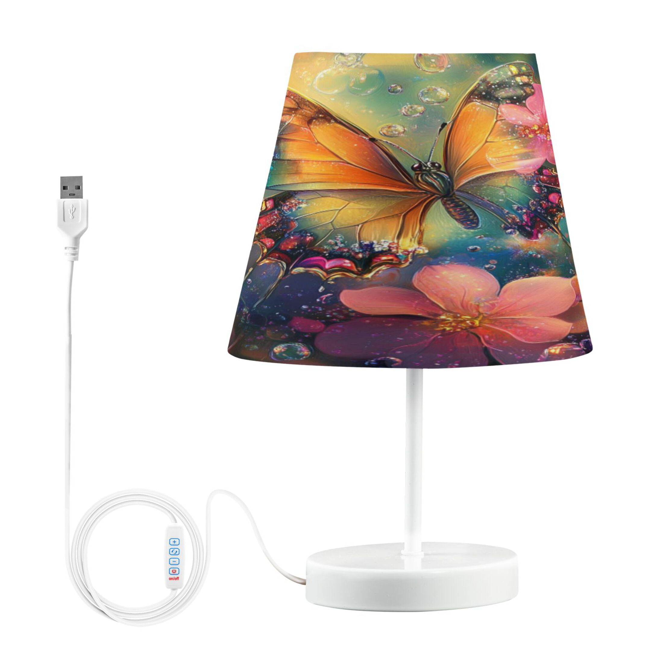 BZSMCE Table Lamp Creative Whispers Of Spring Pattern Simple Pattern ...