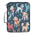 BZSMCE Teddy Puppy Pattern Pattern Water-Resistant Filing Folder Binder ...
