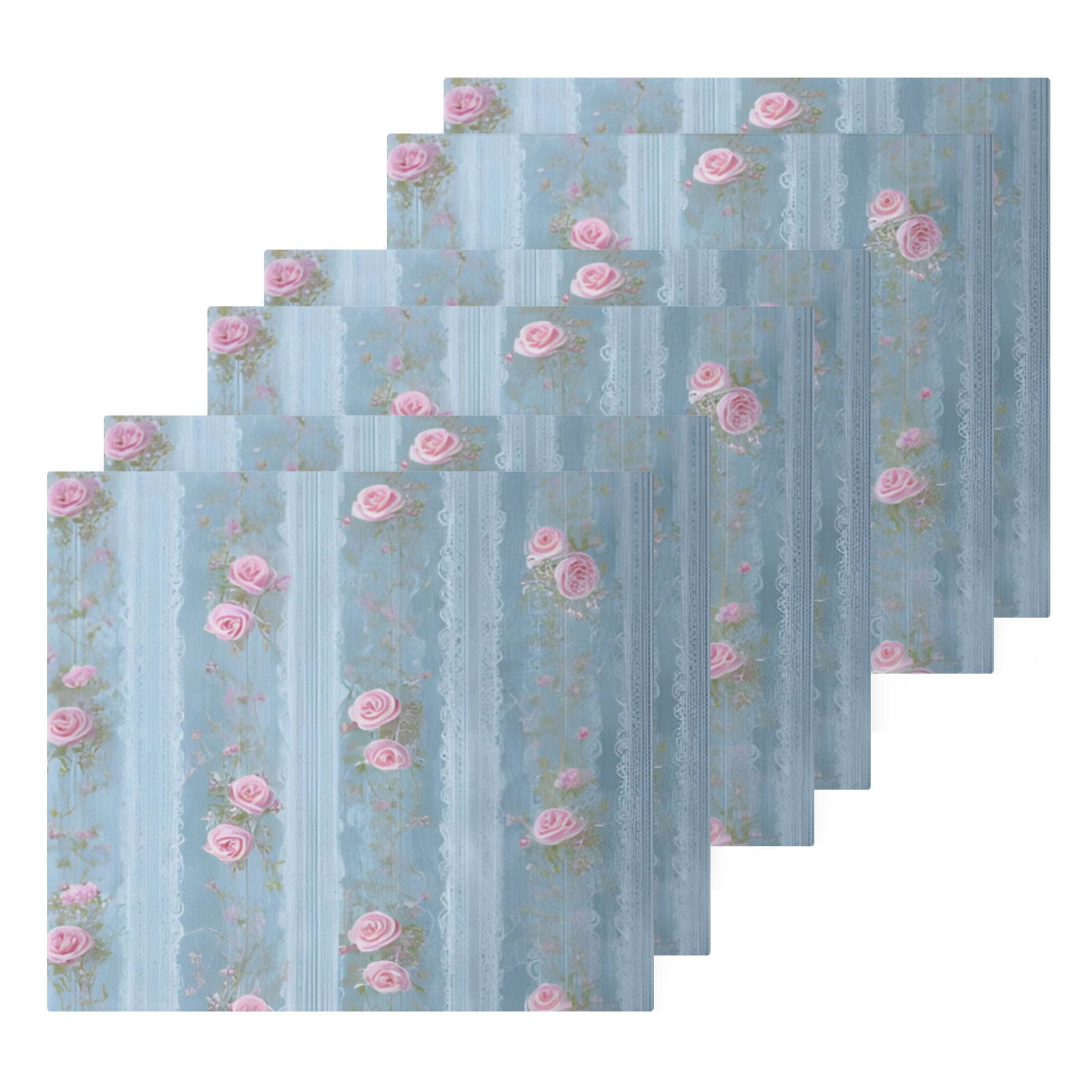 BZSMCE Towel Cotton Face Towel Soft Hand Towels Fashion Blush Rose ...