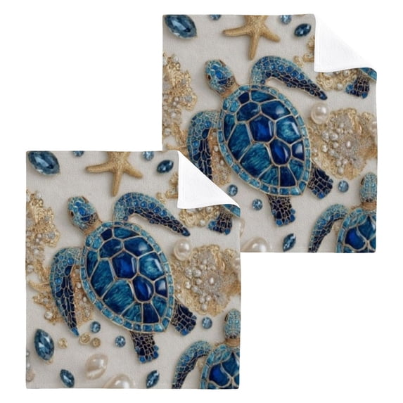 BZSMCE Towel Cotton Face Towel Soft Hand Towels Fashion Cobalt ...