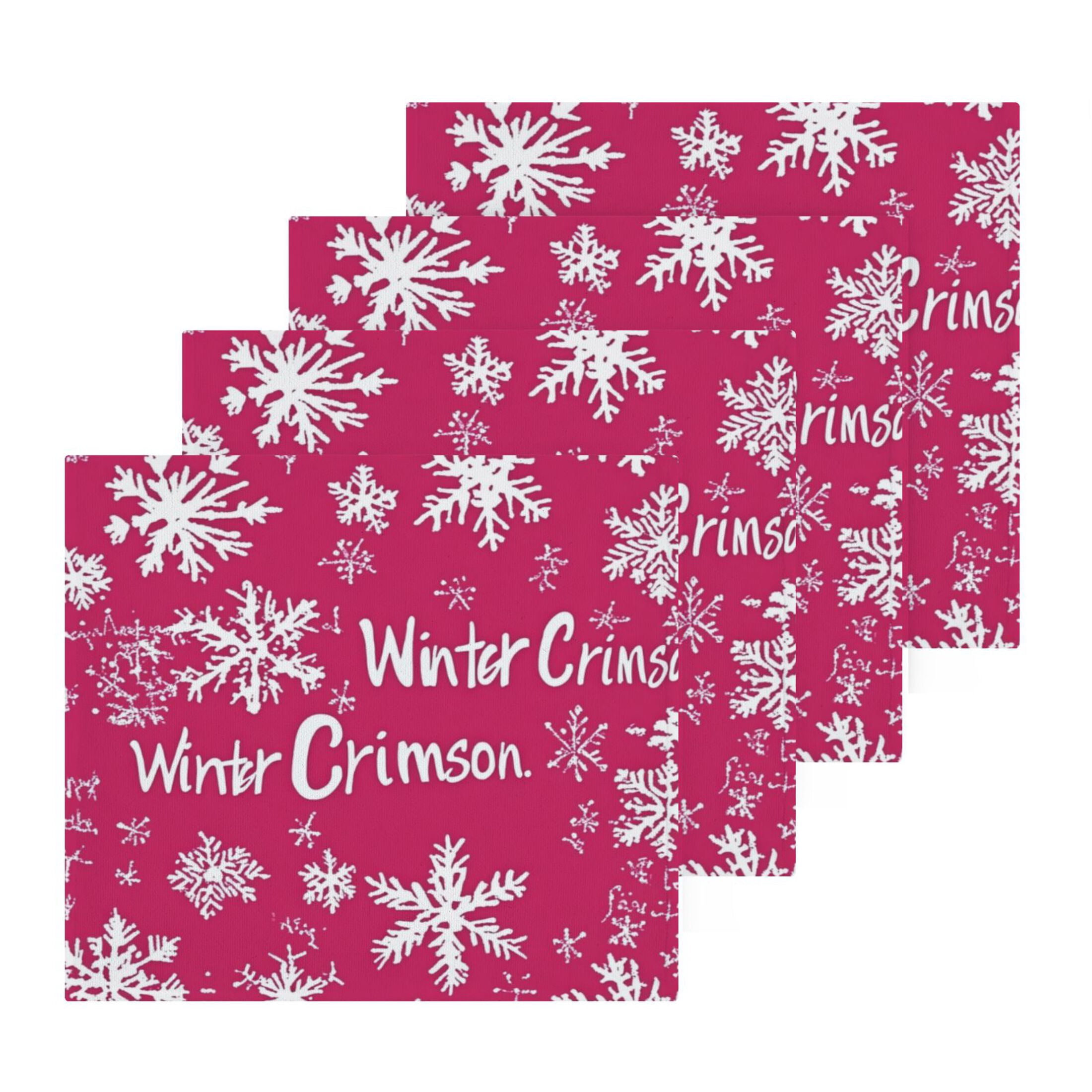 BZSMCE Towel Cotton Face Towel Soft Hand Towels Fashion Crimson Winter ...