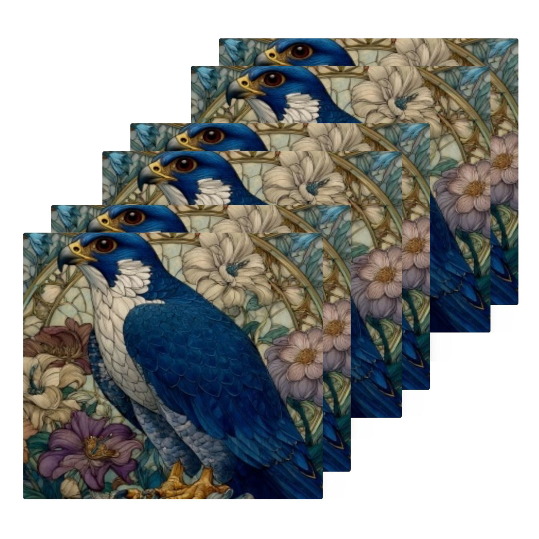 BZSMCE Towel Cotton Face Towel Soft Hand Towels Fashion Floral Blue ...