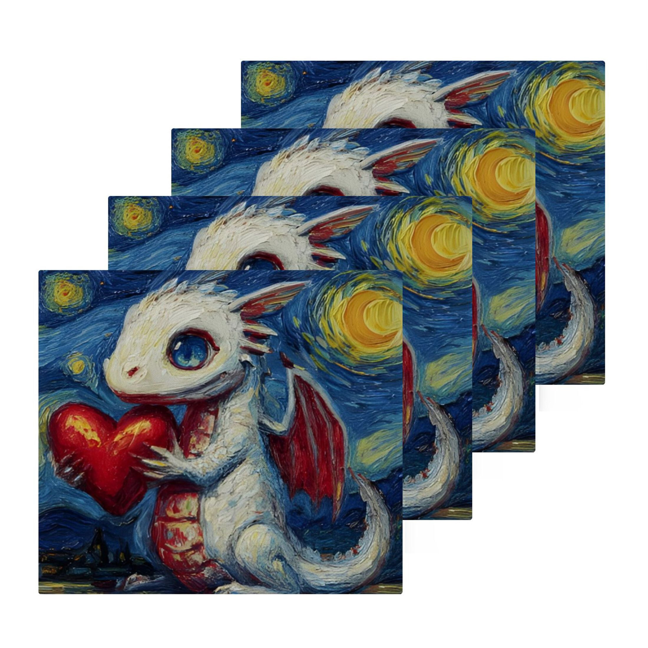 BZSMCE Towel Cotton Face Towel Soft Hand Towels Fashion Ivory Dragon’s ...