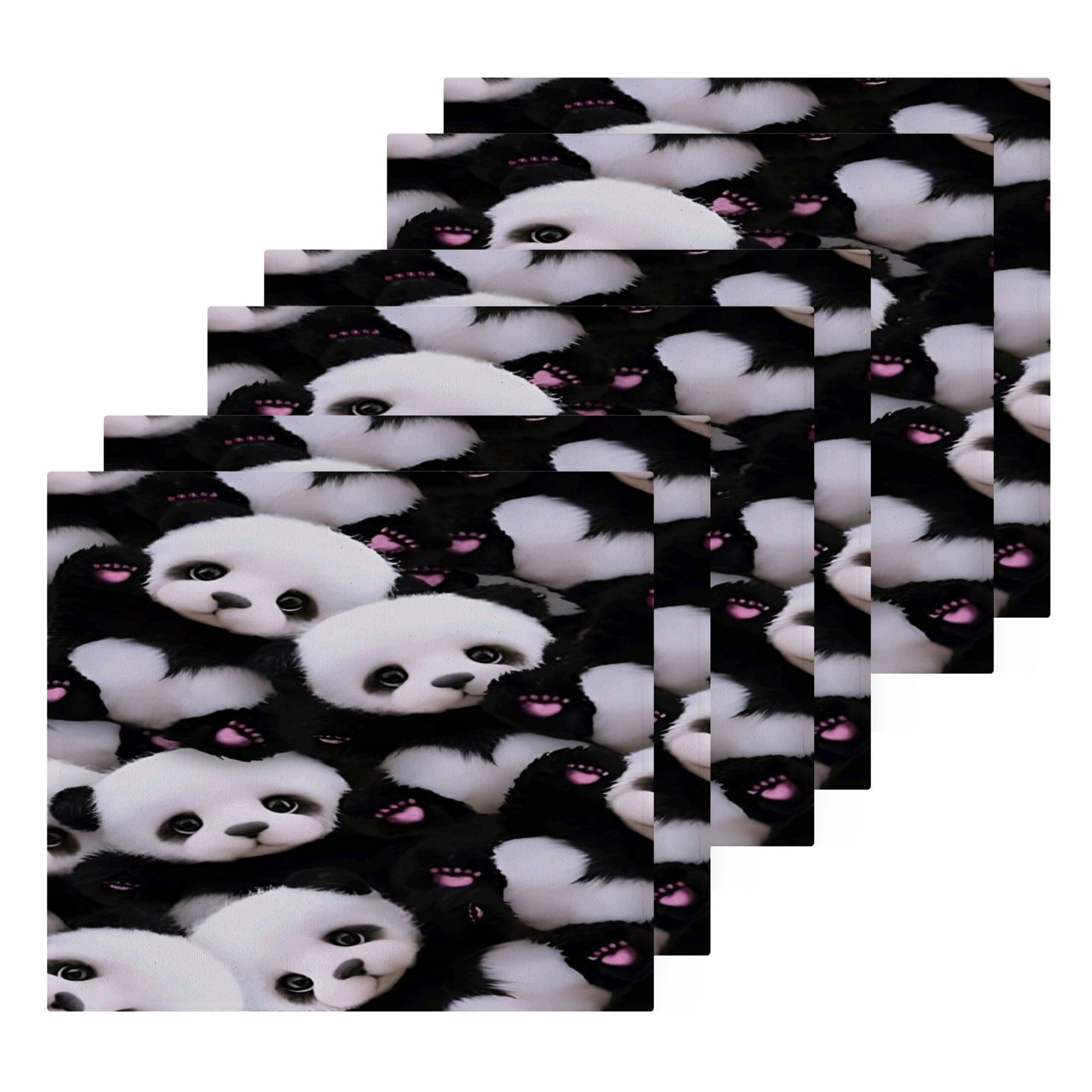 BZSMCE Towel Cotton Face Towel Soft Hand Towels Fashion Panda Love Bomb ...