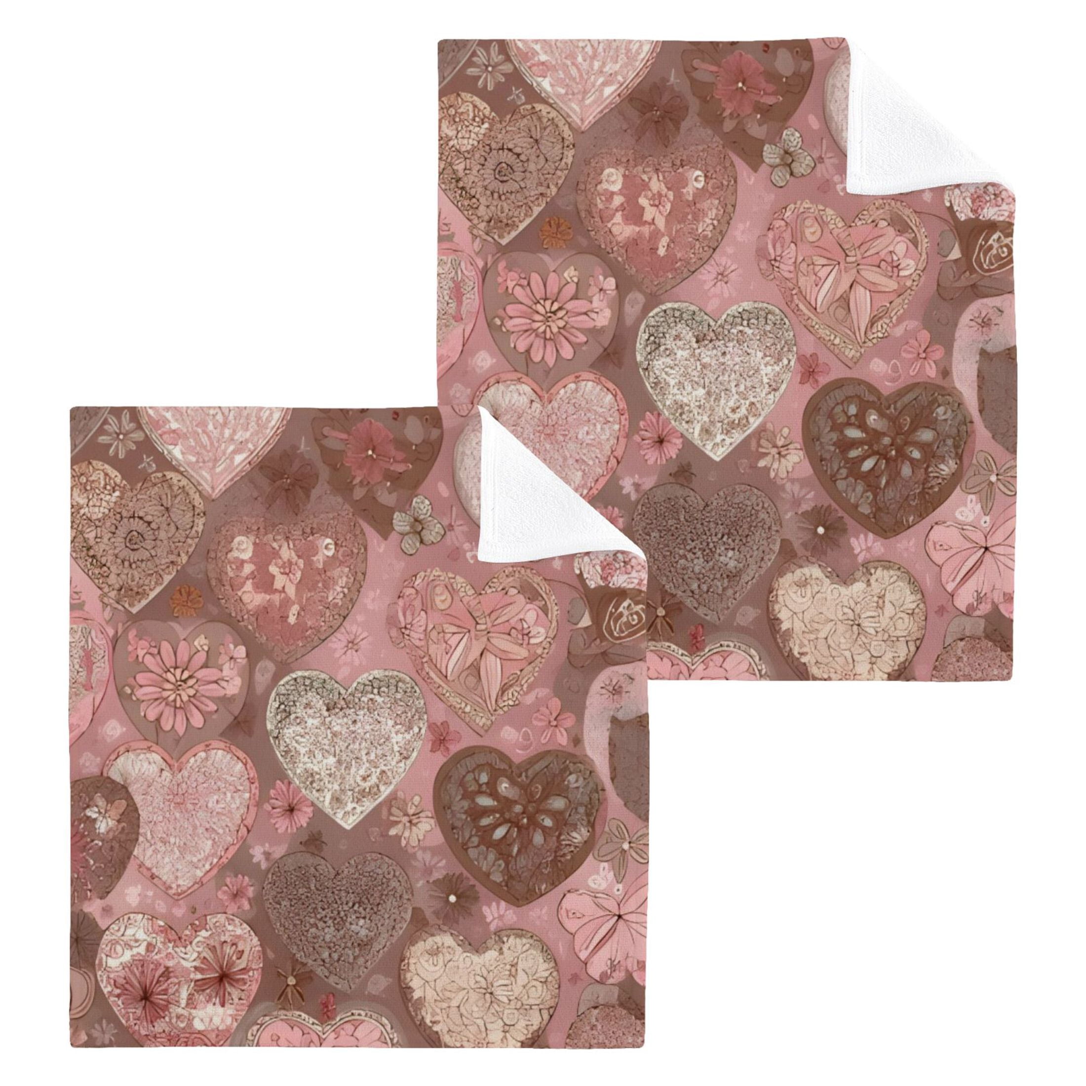 BZSMCE Towel Cotton Face Towel Soft Hand Towels Fashion Pastel Textured ...