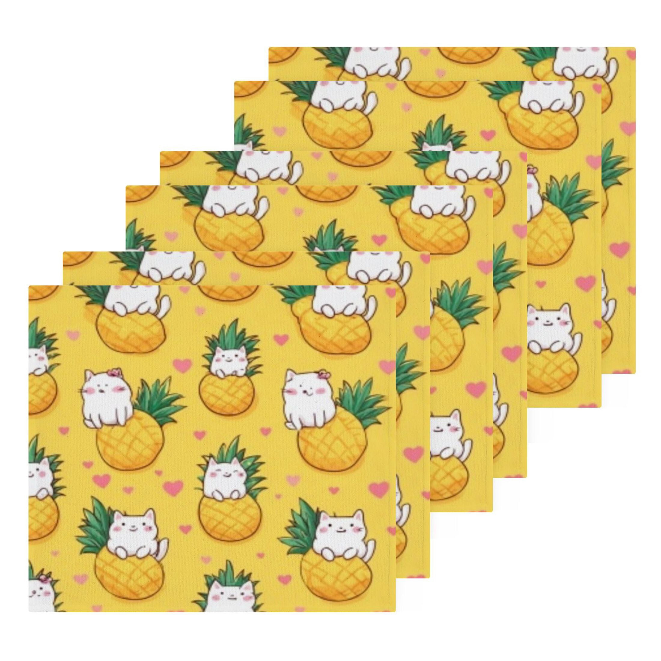 BZSMCE Towel Cotton Face Towel Soft Hand Towels Fashion White Cat ...