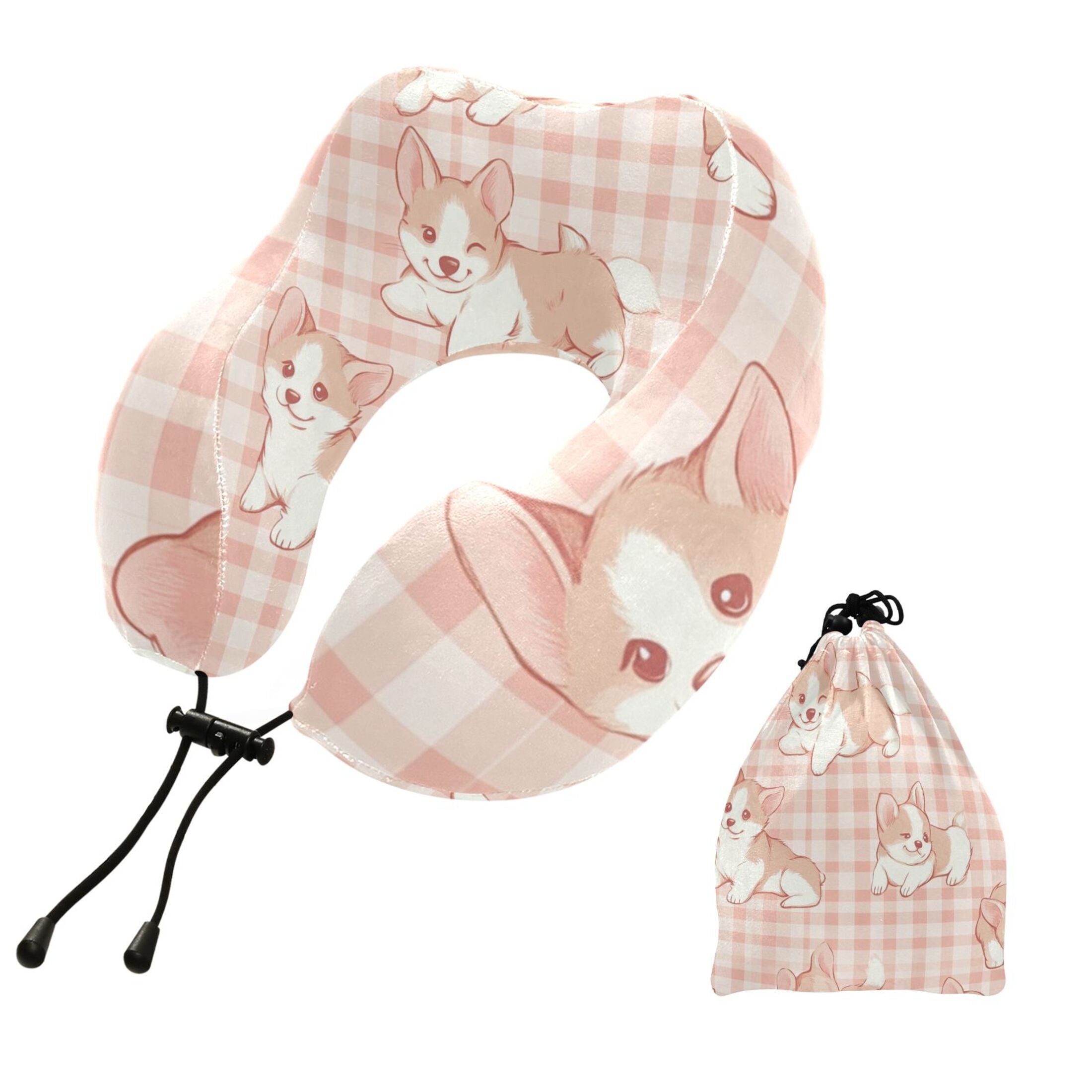 BZSMCE Travel Pillow Corgis Cuddle Fest Pattern 10.5x9.5x6in - Walmart.com