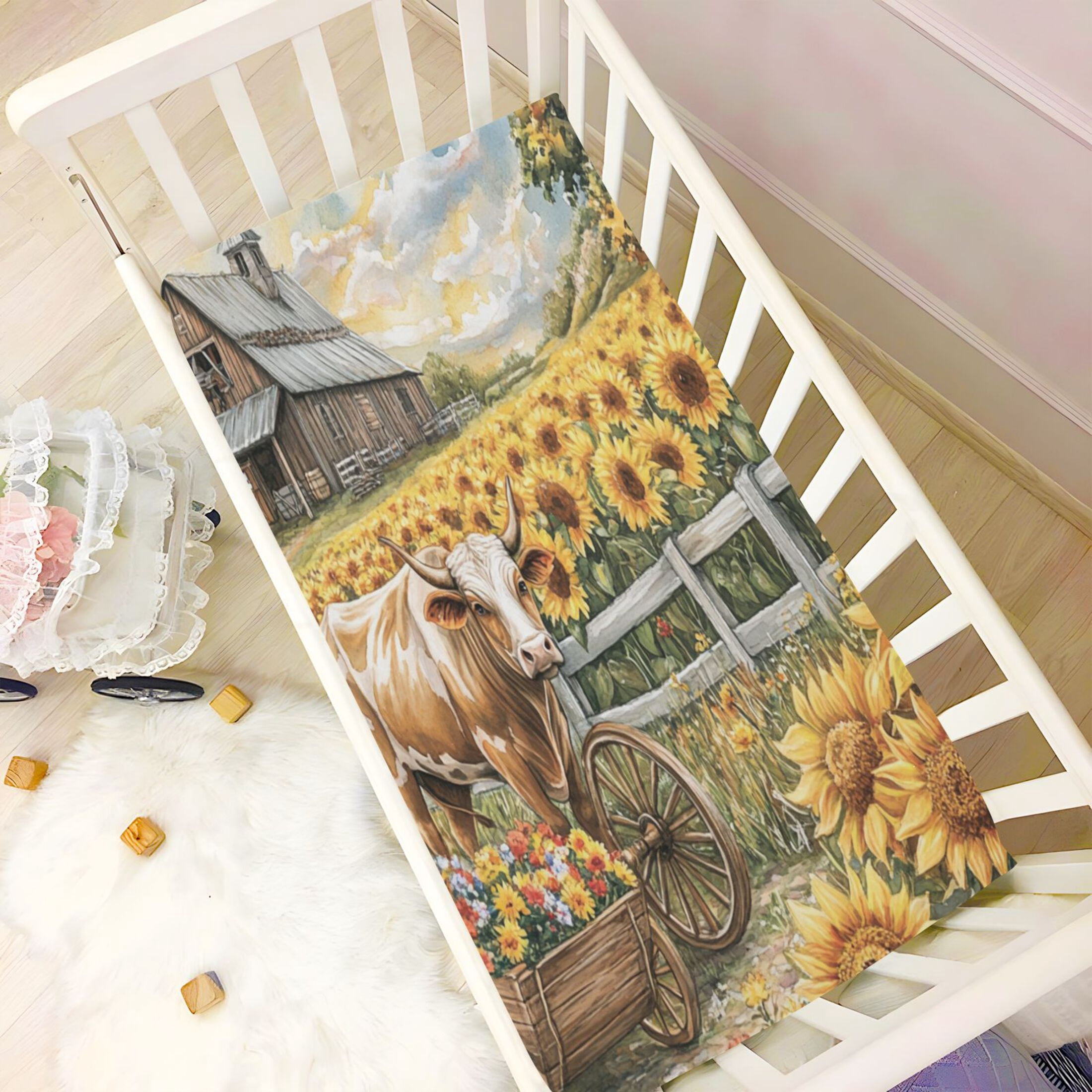 BZSMCE Ultra Soft Fitted Microfiber Crib Sheets for Newborn Baby Boys ...