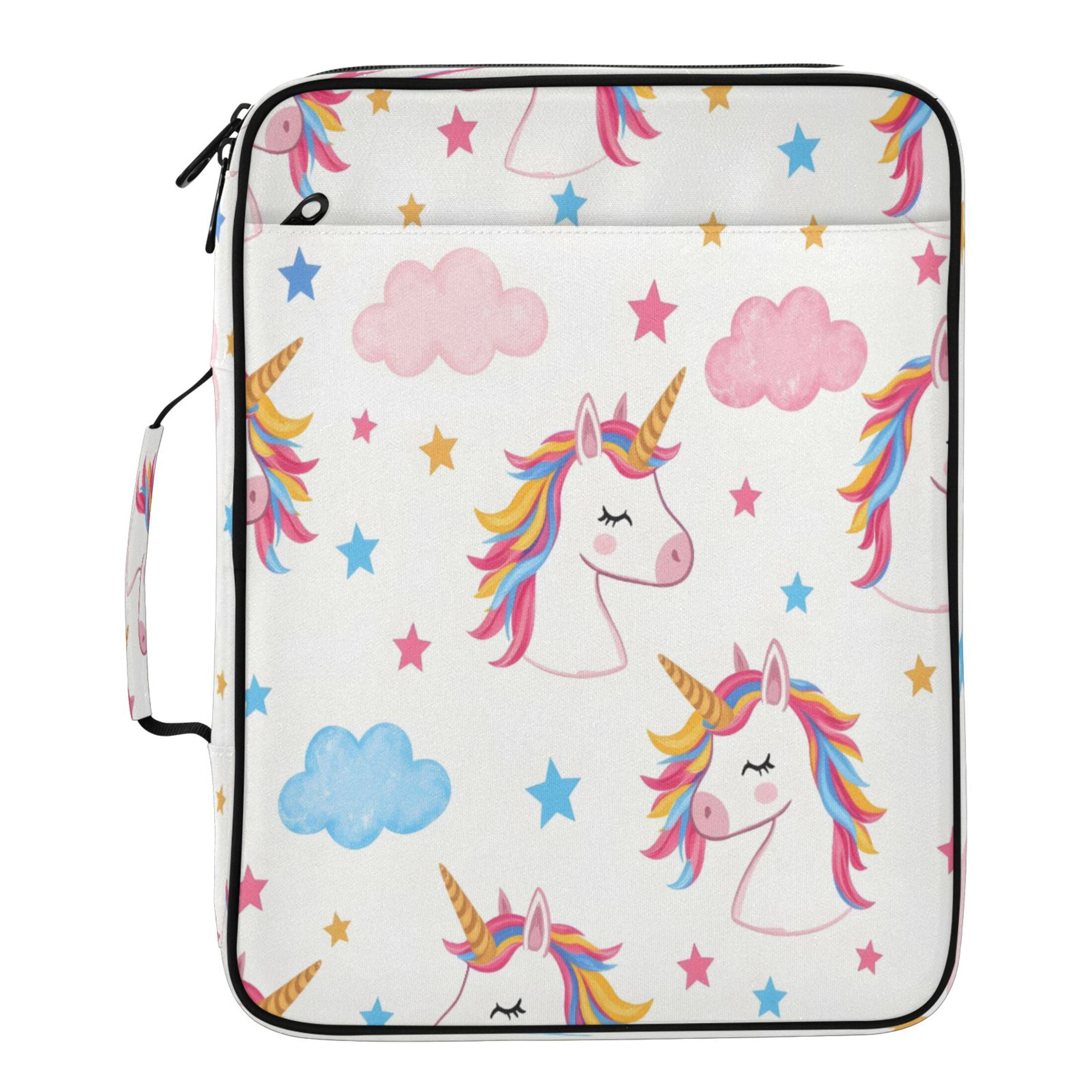 BZSMCE Unicorn Clouds Stars Pattern Pattern Water-Resistant Filing ...