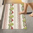 BZSMCE Vintage Pear Pattern Pattern 2-Piece Non-Slip Absorbent Bathroom ...