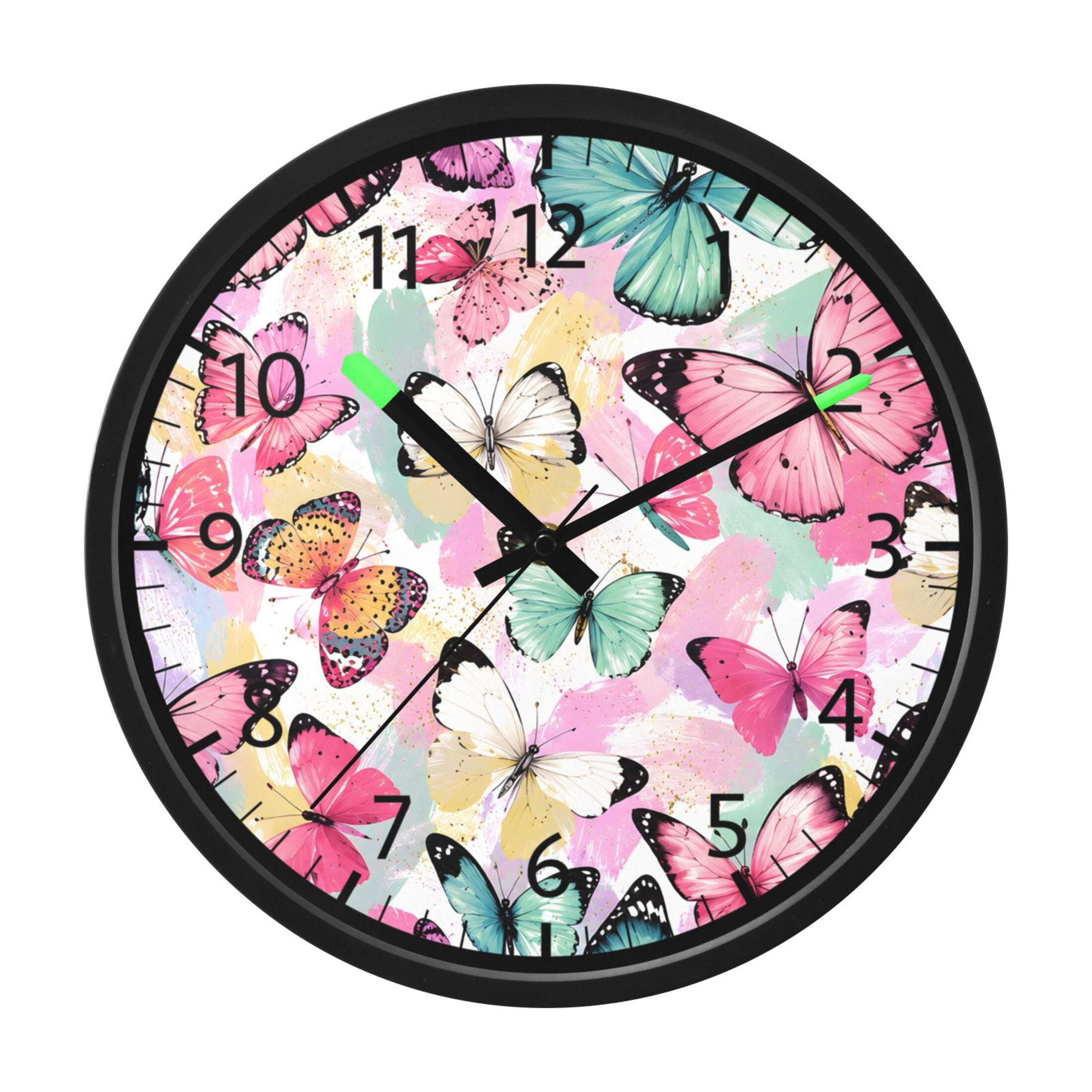 BZSMCE Voice Activated LED Night 12in Clock 12in Clock with Colorful ...