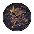 BZSMCE Voice Activated LED Night 12in Clock 12in Clock with Cosmic ...