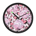 BZSMCE Voice Activated LED Night 12in Clock 12in Clock with Leopard ...