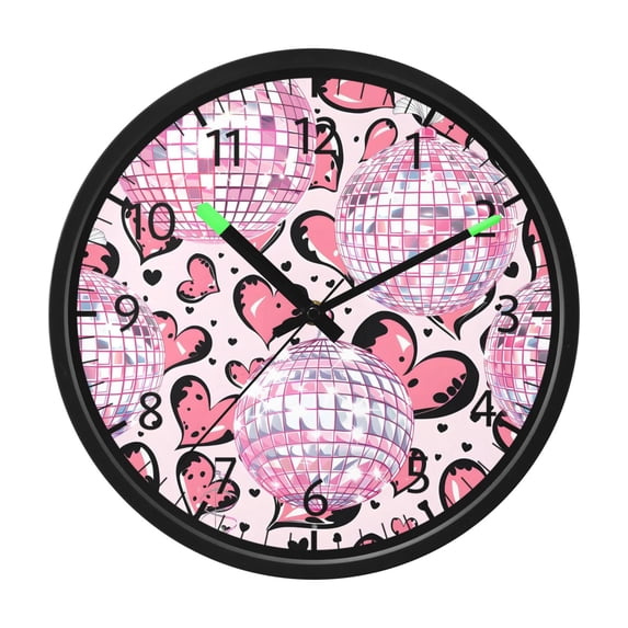 BZSMCE Voice Activated LED Night 12in Clock 12in Clock with Leopard ...