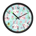 BZSMCE Voice Activated LED Night 12in Clock 12in Clock with Rabbit ...
