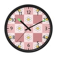 BZSMCE Voice Activated LED Night 12in Clock 12in Clock with Retro Blush ...