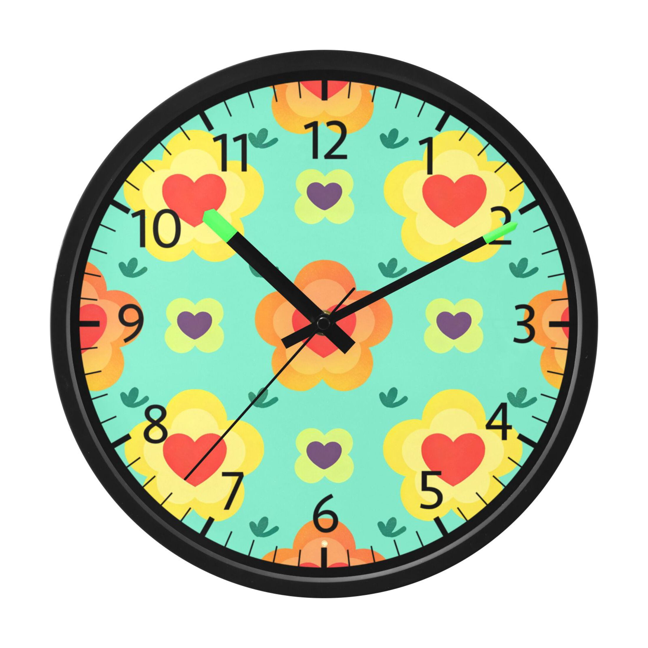 BZSMCE Voice Activated LED Night 12in Clock 12in Clock with Simple ...