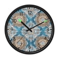 BZSMCE Voice Activated LED Night 12in Clock 12in Clock with Teal ...