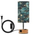 BZSMCE Watercolor Flower Green Gold Pattern Printed 3 Color Touch ...