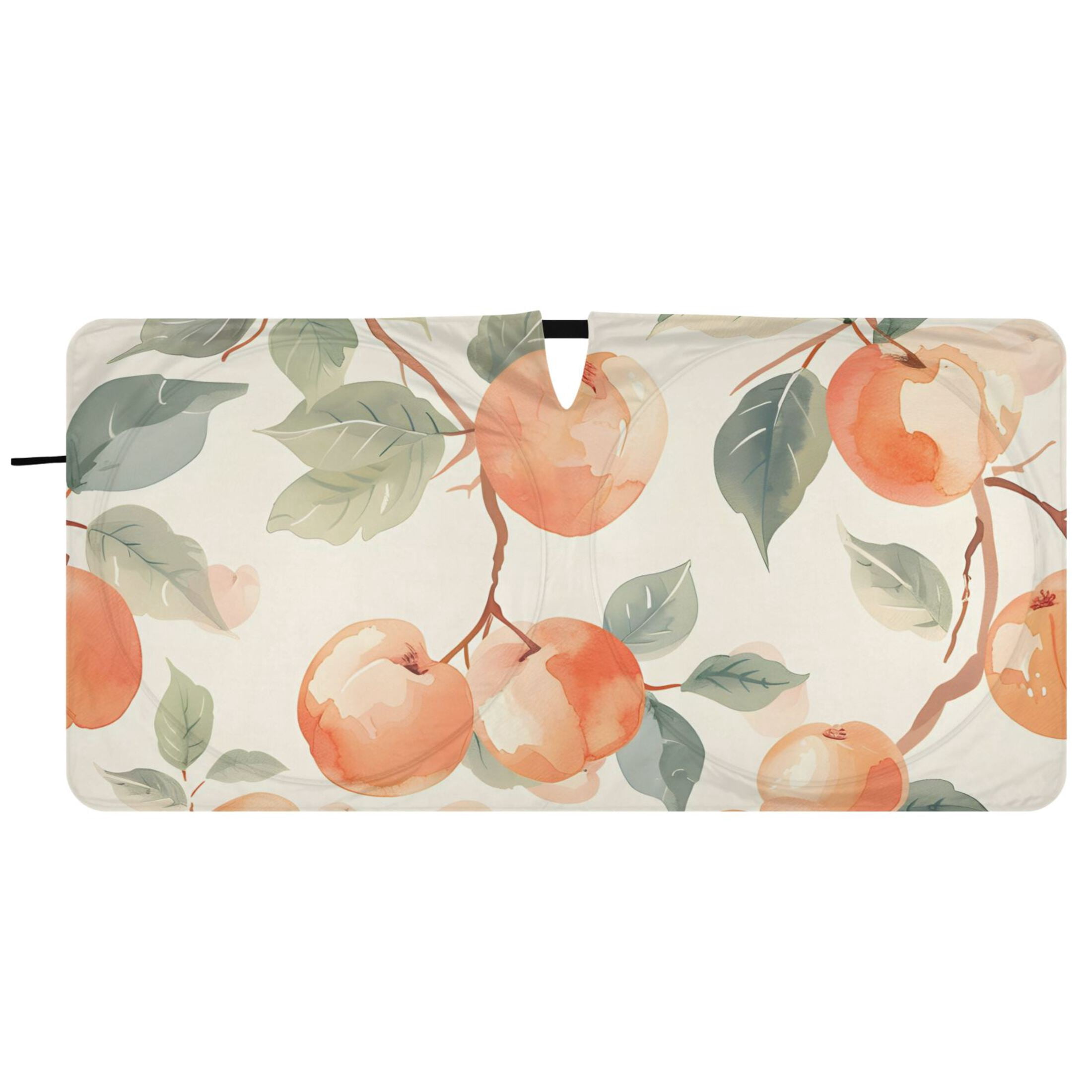 BZSMCE Watercolor Peaches on Branches Pattern Shade Foldable UV ...