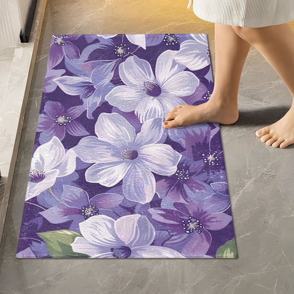 BZSMCE Whimsical Floral Pattern with An Array Of Lavender Flo Pattern 2 ...